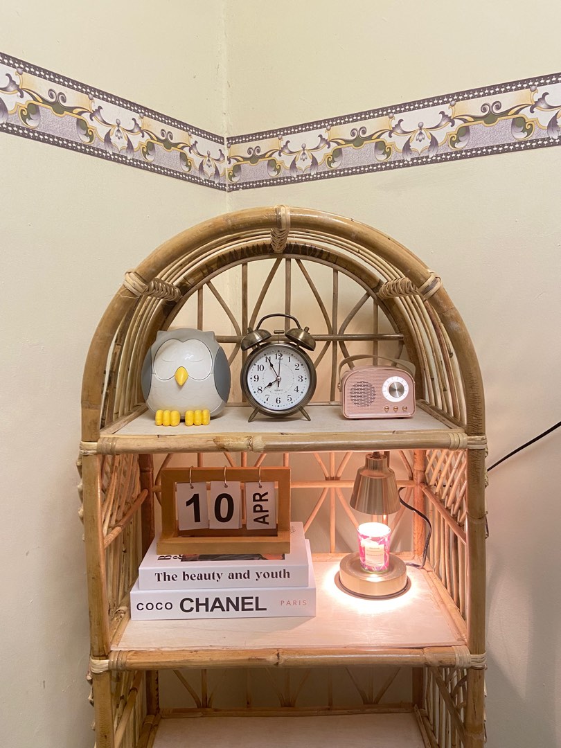 Rattan rack, Furniture & Home Living, Furniture, Shelves, Cabinets ...