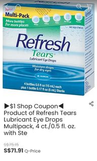 Alcon Tears Naturale Free Lubricant Eye Drops, Beauty & Personal Care ...