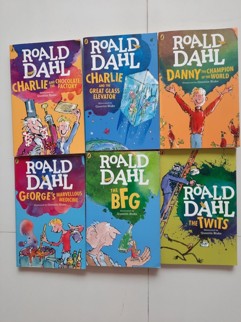 Roald Dahl Books (set of 6), Hobbies & Toys, Books & Magazines, Children's Books on Carousell