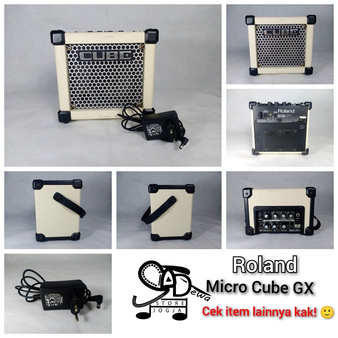 ROLAND MICRO CUBE GX AMPLI GITAR AMPLIFIER COMBO PORTABLE MINI GUITAR ...