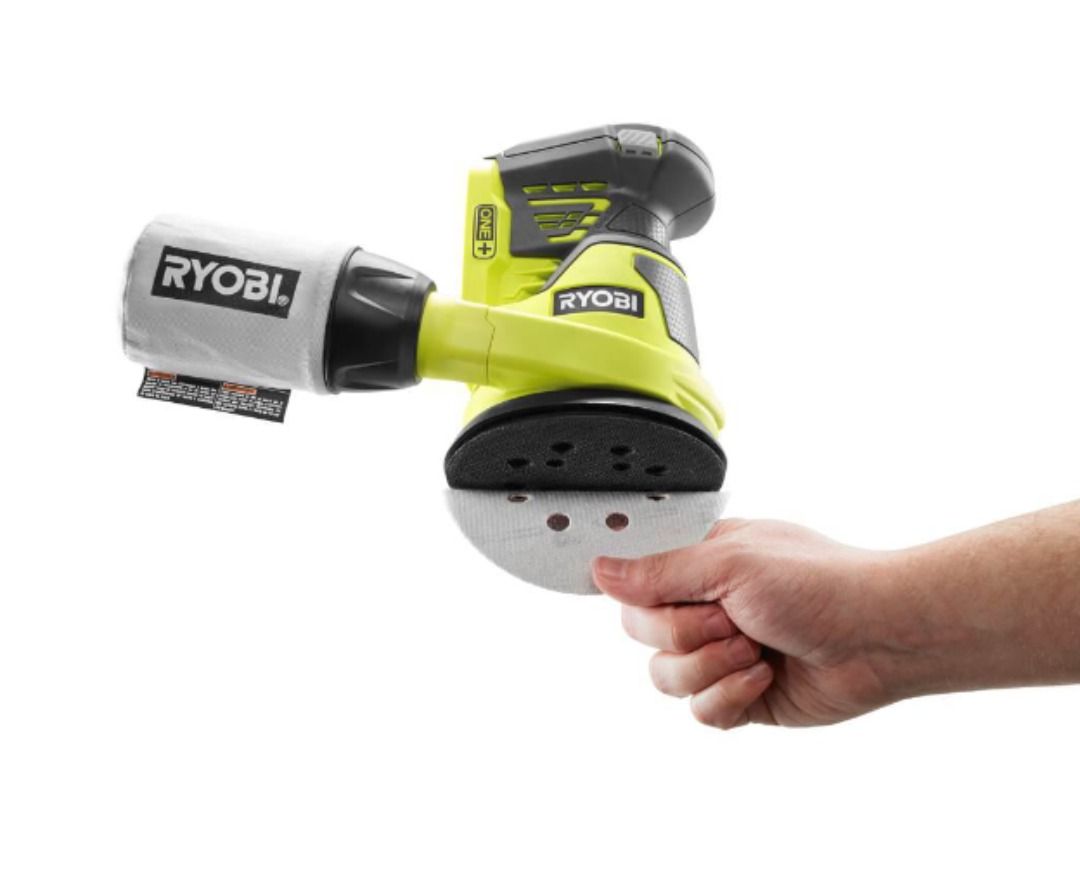 RYOBI P411 18V Lithium-Ion Cordless 5 inch Random Orbit Sander, (Tool ...