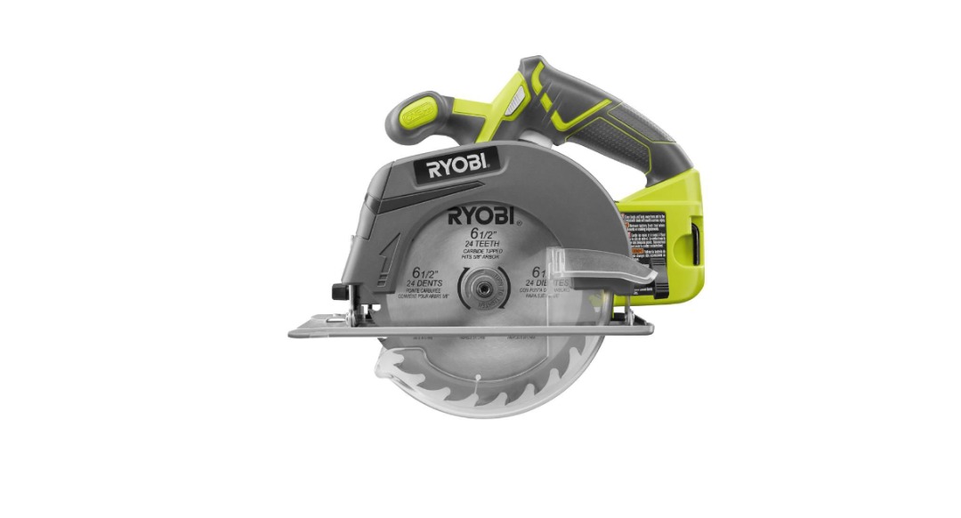Ryobi P507 18V cordless 6 1/2" Circular Saw, (Tool only - battery and ...