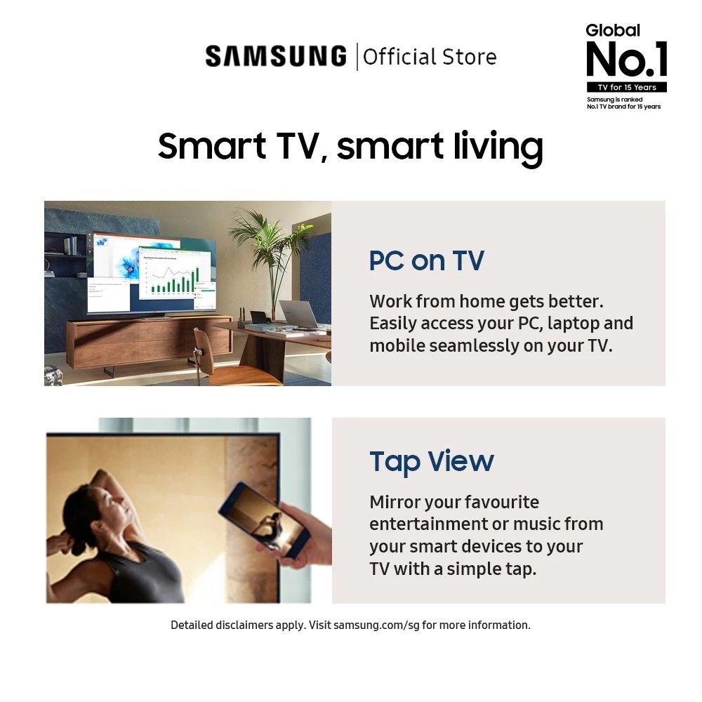 Samsung 75" CU7000 UHD 4K Smart TV, TV & Home Appliances, TV ...