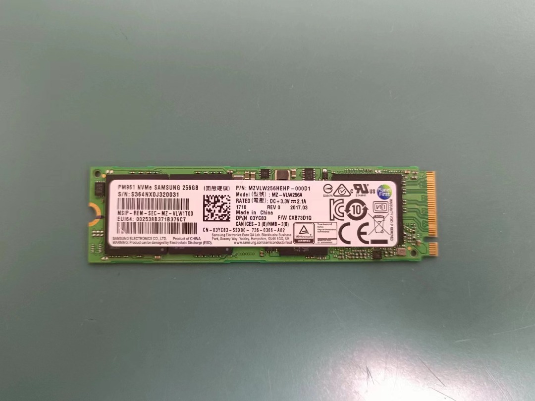 【SAMSUNG 三星】SSD 256GB(拆機良品), 電腦及科技產品, 電腦周邊產品, 電腦周邊產品在旋轉拍賣