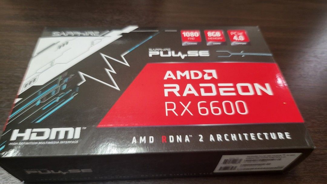 Sapphire Pulse AMD Radeon RX 6600 8GB GDDR6, Computers & Tech, Parts ...