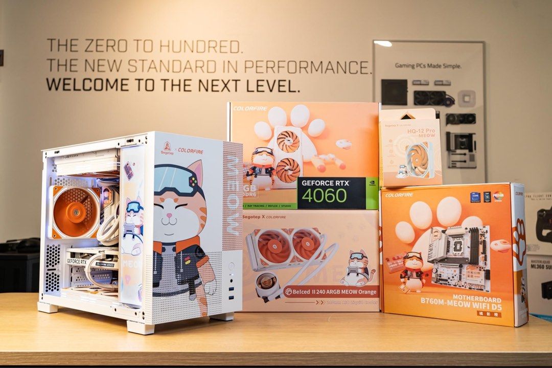 SEGOTEP COLORFIRE MEOW Gaming PC / Intel i5-12400F / RTX 4060 8GB ...