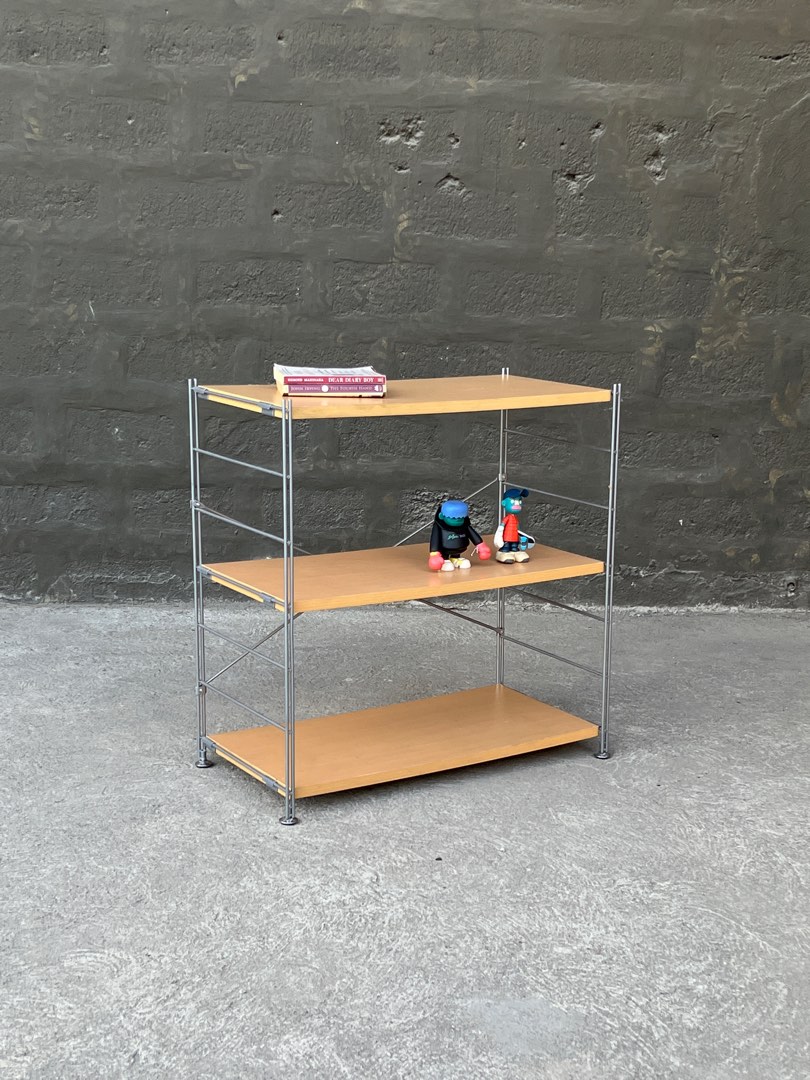 Shelving display unit wood and steel frame, Furniture & Home Living ...