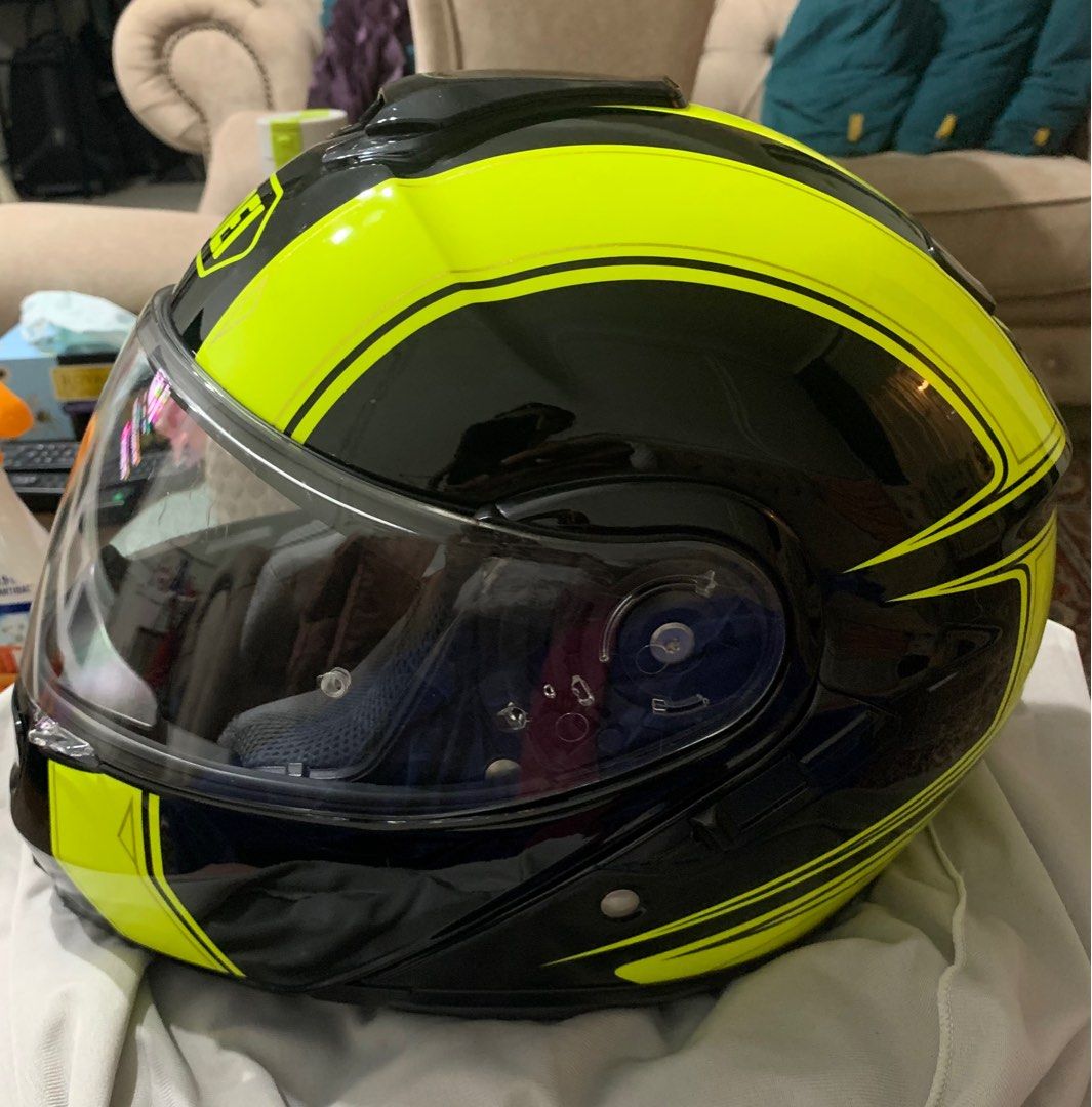 Shoei Neotec Modular Helmet, Auto Accessories on Carousell