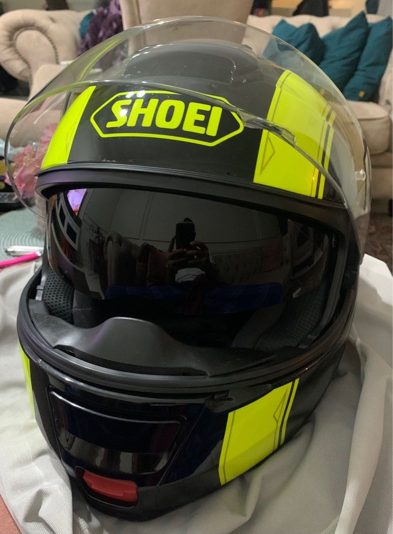Shoei Neotec Modular Helmet, Auto Accessories on Carousell
