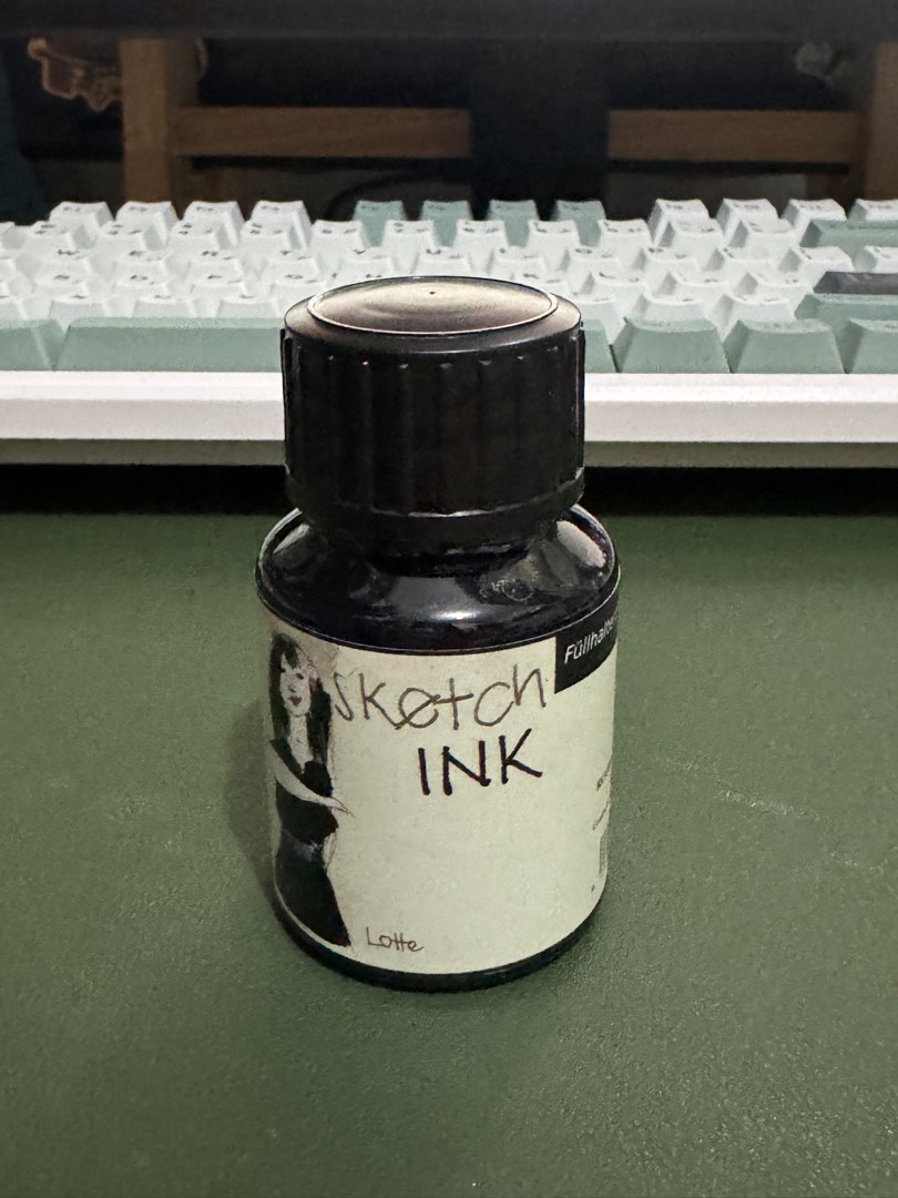 Sketchink Lotte Fountain Pen Ink ~75% full, Hobbies & Toys, Stationary ...