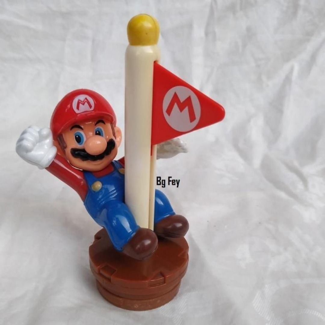 Super Mario goal pole with Stamp - Happy Meal Mc Donald 2013, Toys ...