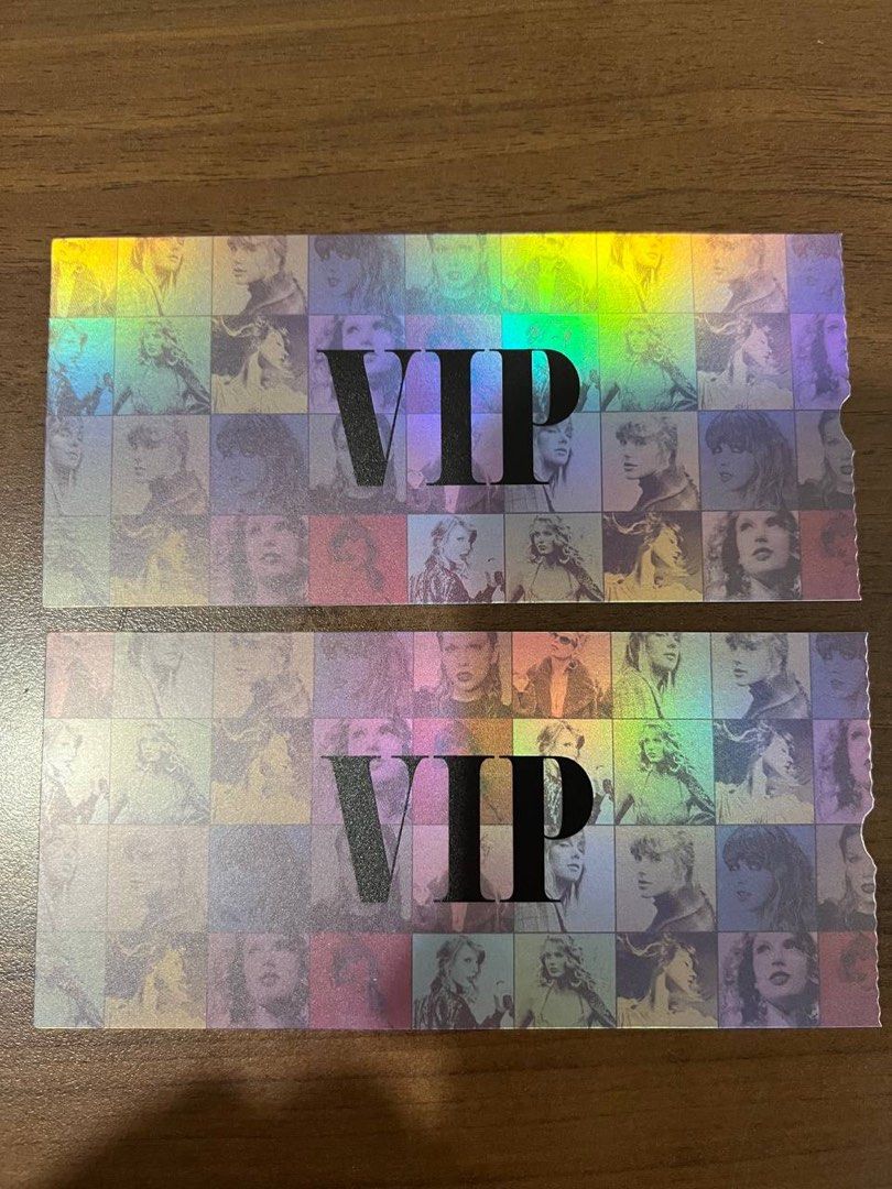 Taylor Swift Eras Tour VIP Souvenir Ticket, Hobbies & Toys, Memorabilia ...
