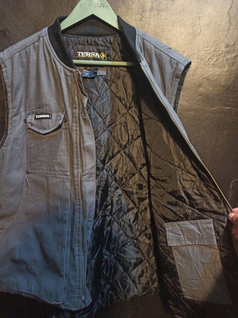Terra Work Wear Vest, Men's Fashion, Coats, Jackets and Outerwear on ...