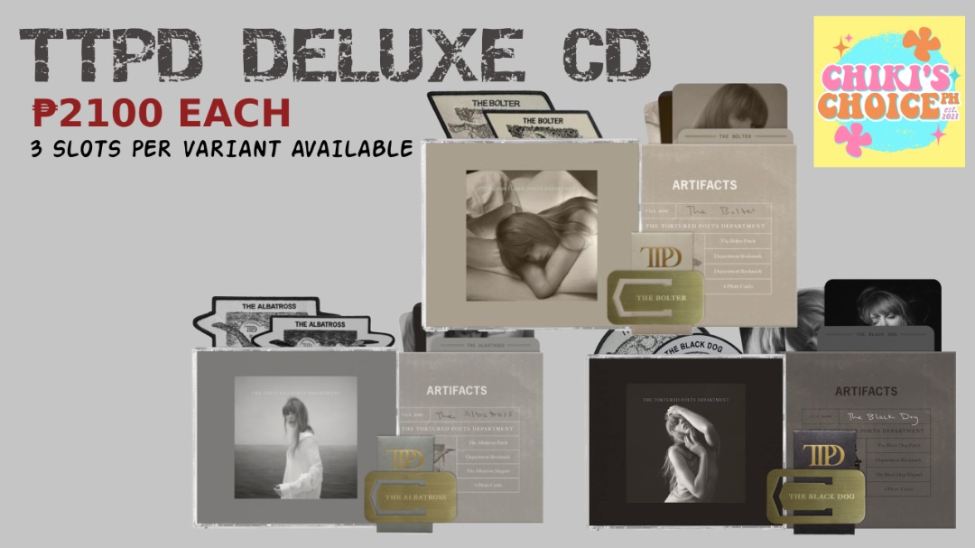 The Tortured Poets Department Deluxe Collectors CD, Hobbies & Toys ...