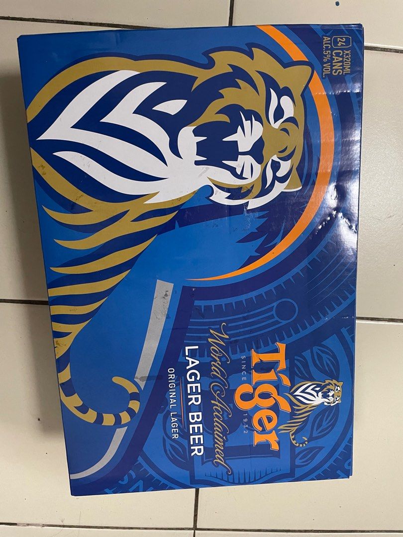 Tiger Beer 320ml x 24 can, Hobbies & Toys, Toys & Games on Carousell