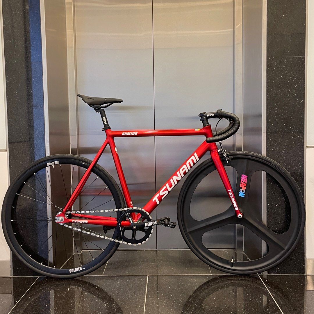 Tsunami SNM 100/frame set $330/complete bike $659/trispoke wheel/brand ...