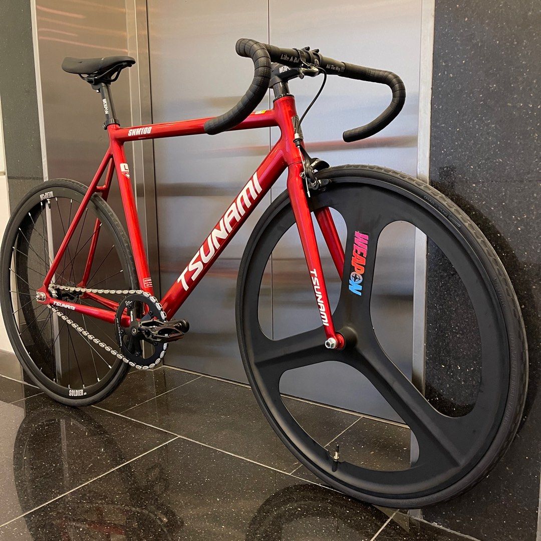 Tsunami SNM 100/frame set $330/complete bike $659/trispoke wheel/brand ...