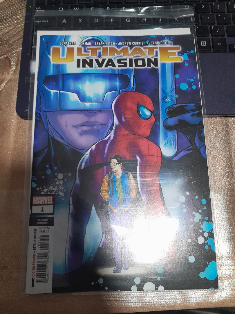 Ultimate Invasion 2nd Print 1st Cover Appearance of Ultimate Spider-man ...