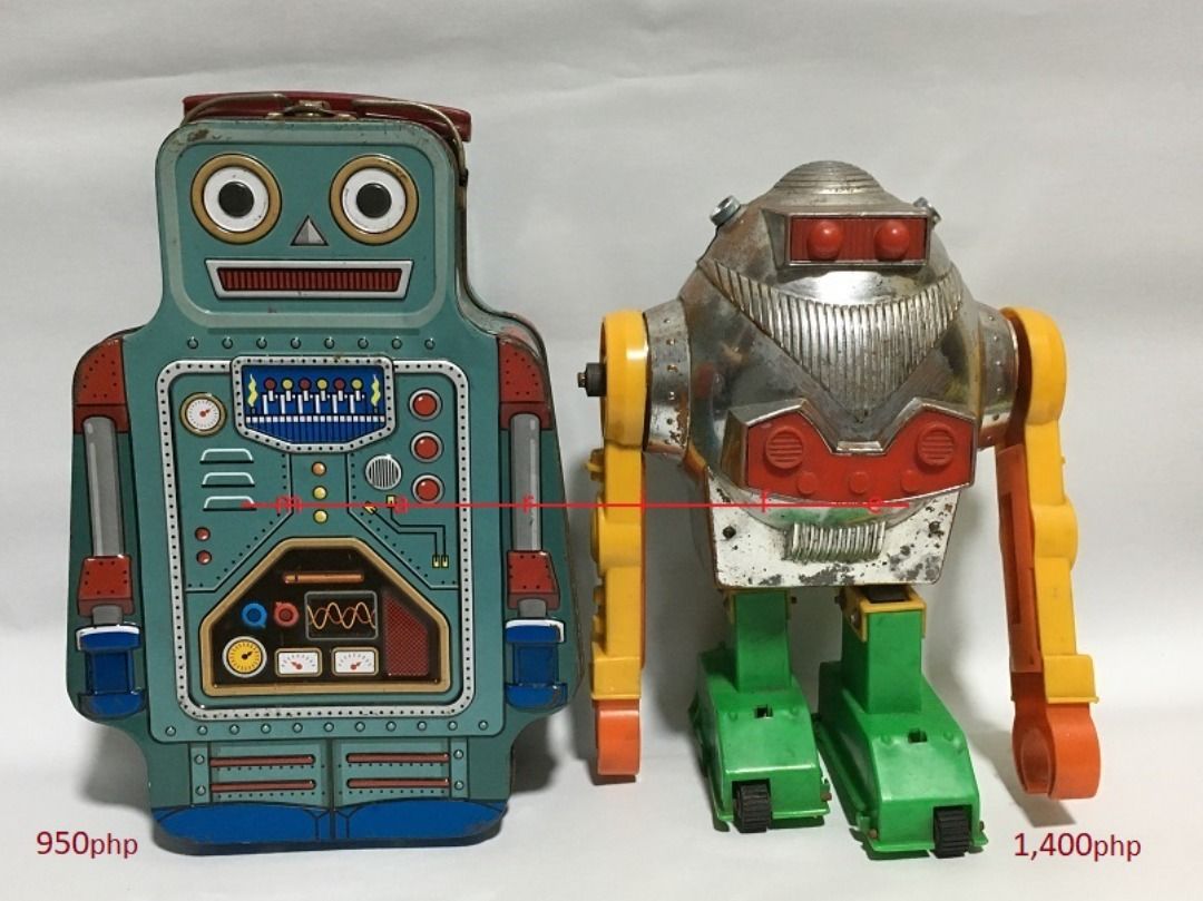 vintage mechanical TV SATURN robot VT, Hobbies & Toys, Toys & Games on ...