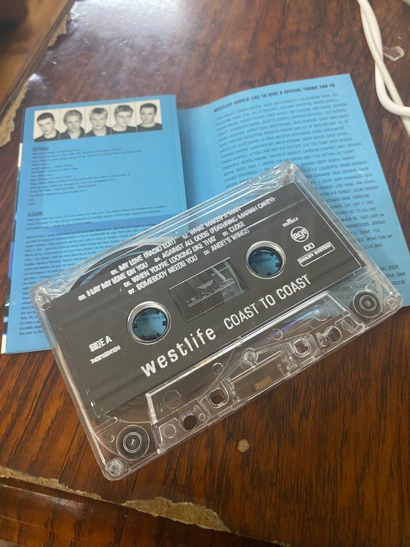 Westlife Coast To Coast 1 Cassette Tape Philippine Original Music