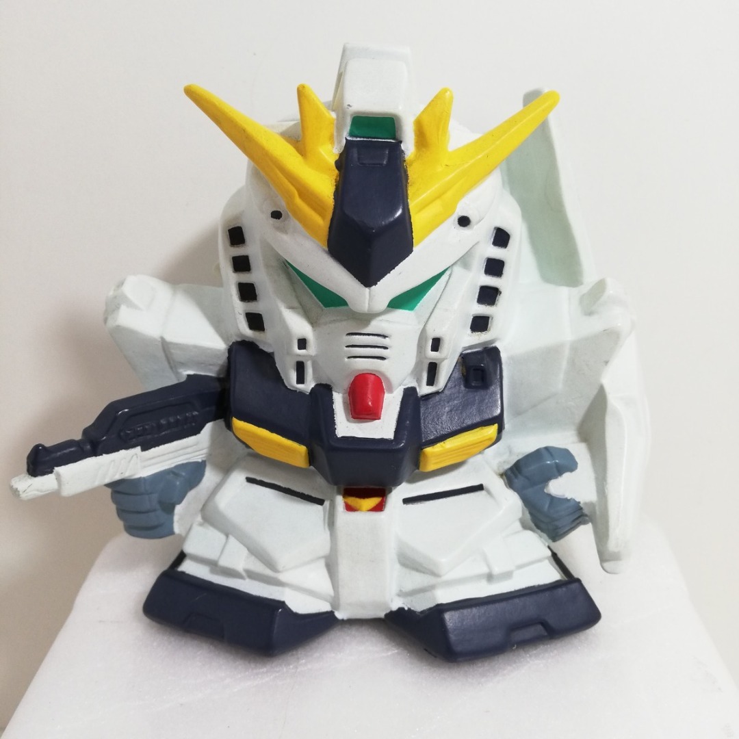 1998 RX-93 Nu Gundam Figure Money Coin Bank [Amuro Ray/RX-78-2 Gundam ...