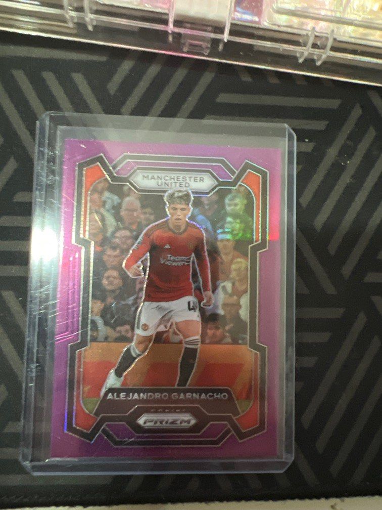 2023-2024 Prizm Garnacho Purple fold, Hobbies & Toys, Toys & Games on ...