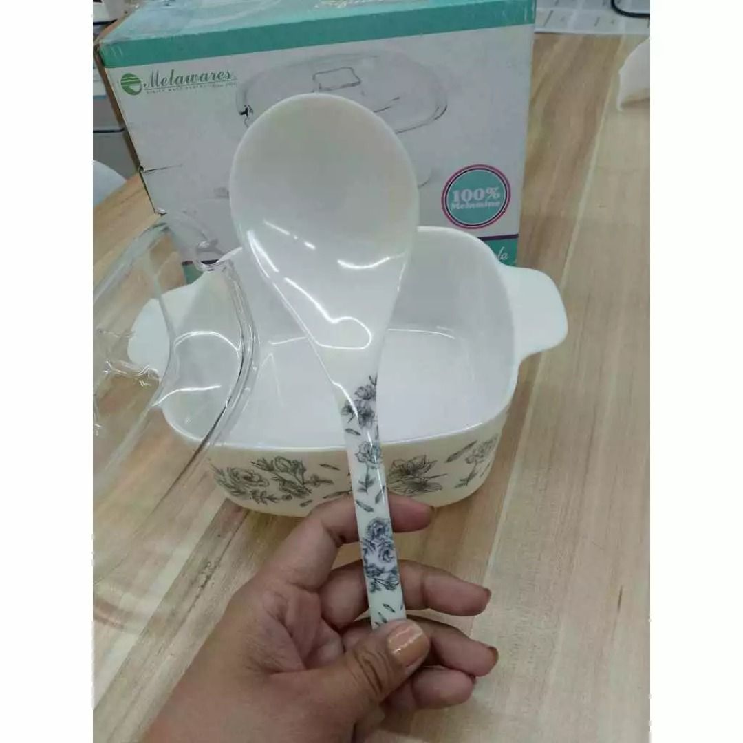 2in1 Melawares Square Casserole, 7" x 4" x 10", Furniture & Home Living ...