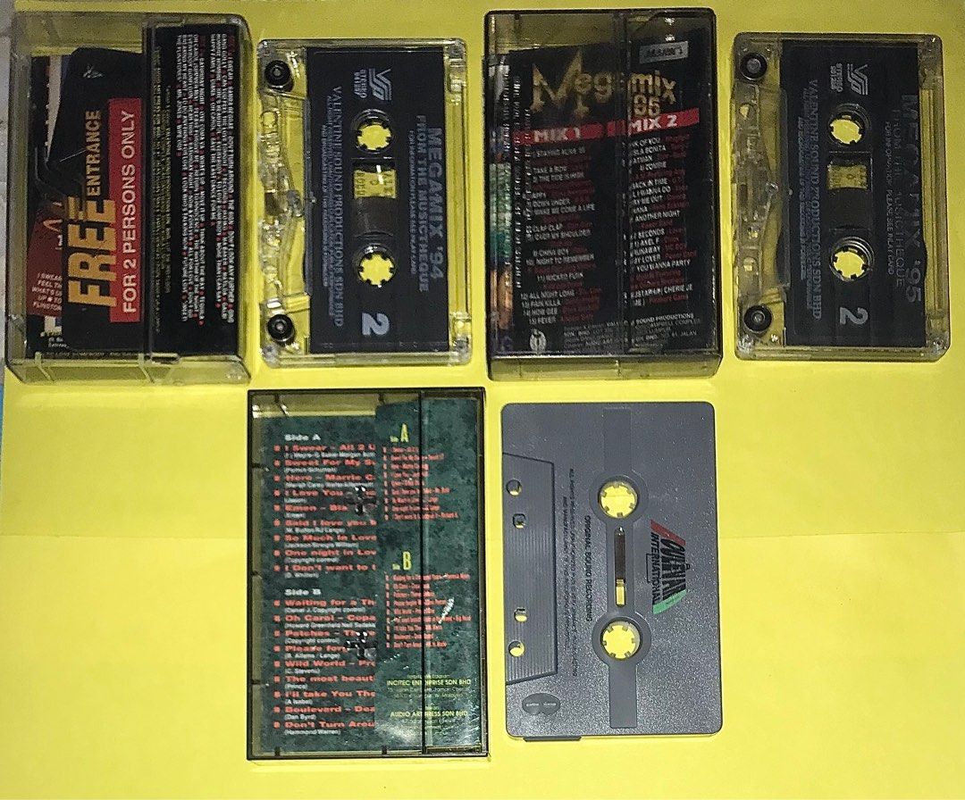 3 MEGAMIX VARIOUS ARTISTS CASSETTE KASET , Hobbies & Toys, Music & Media, CDs & DVDs on Carousell