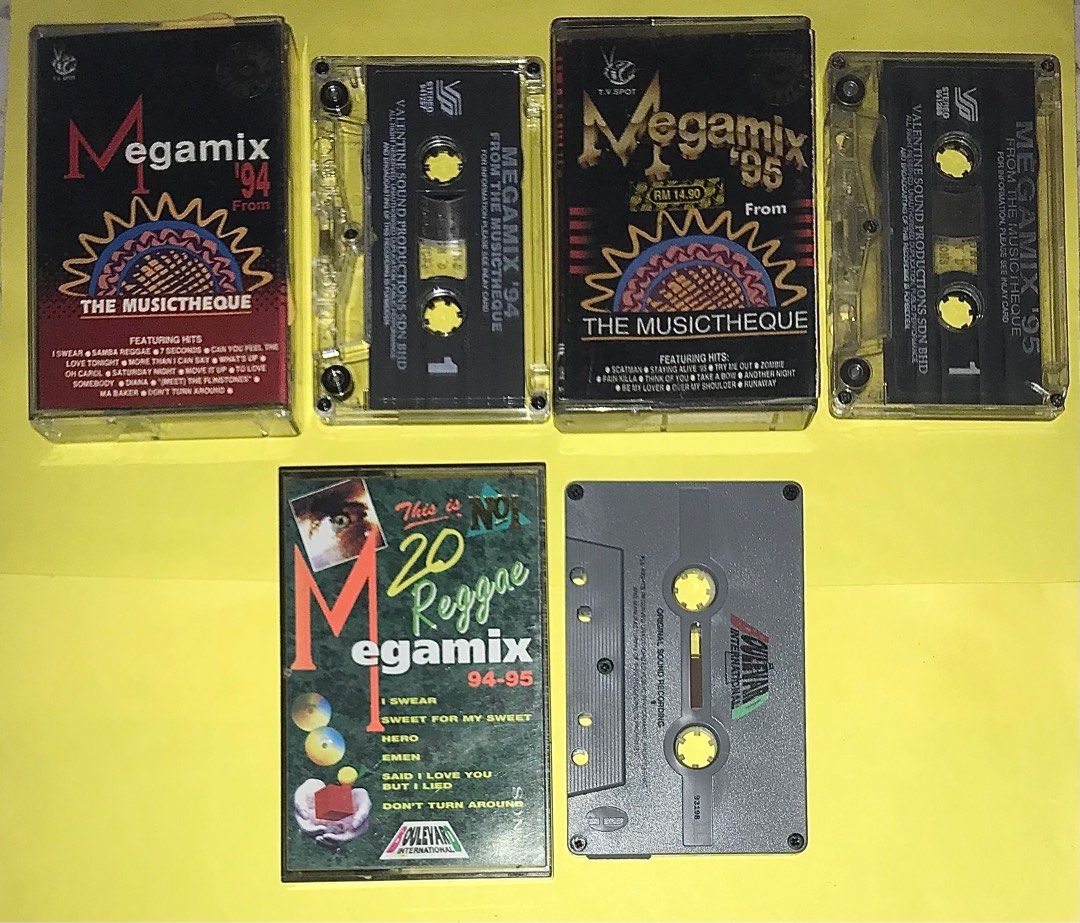 3 MEGAMIX VARIOUS ARTISTS CASSETTE KASET , Hobbies & Toys, Music & Media, CDs & DVDs on Carousell