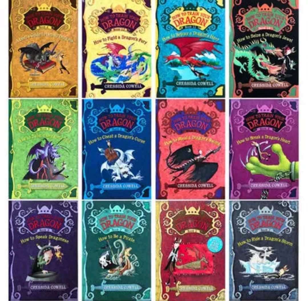 最新即日現貨 How To Train Your Dragon Complete Series (一套12冊) Whatspp ...