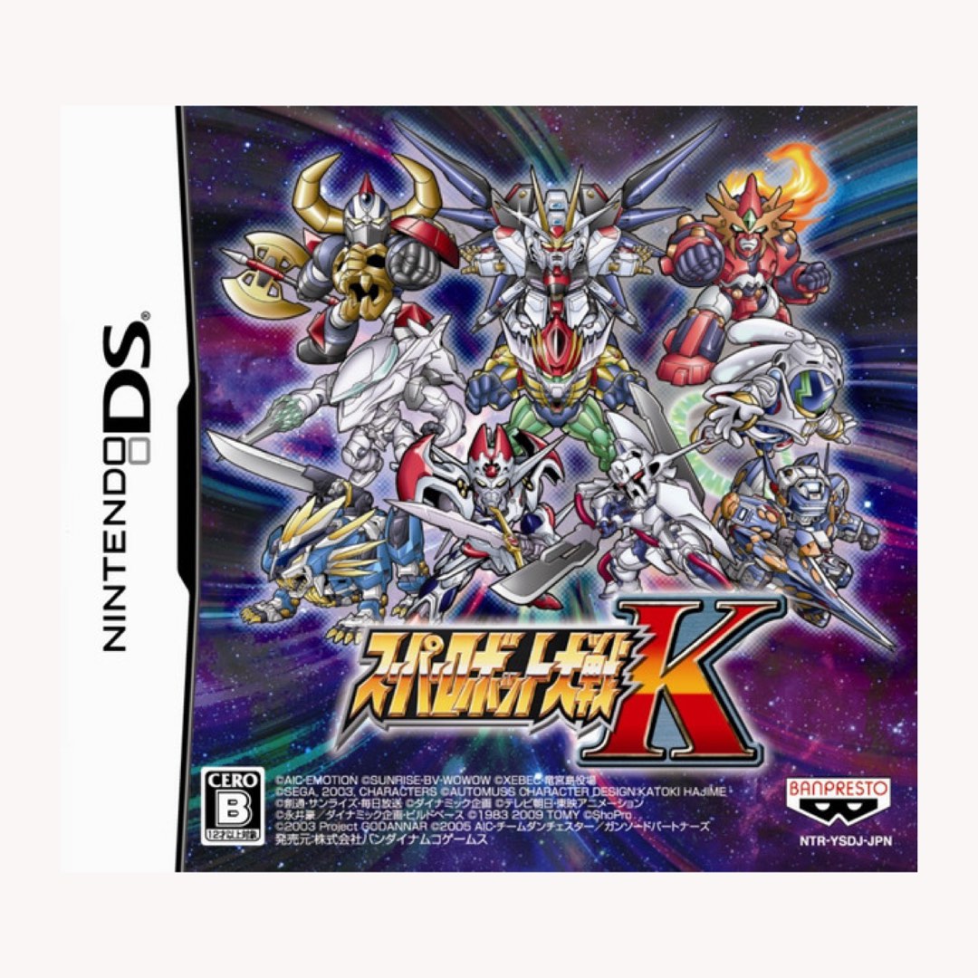 日版 超級機械人大戰K ／Super Robot Wars K ／スーパーロボット大戦K NDS Game, 電子遊戲, 電子遊戲 ...