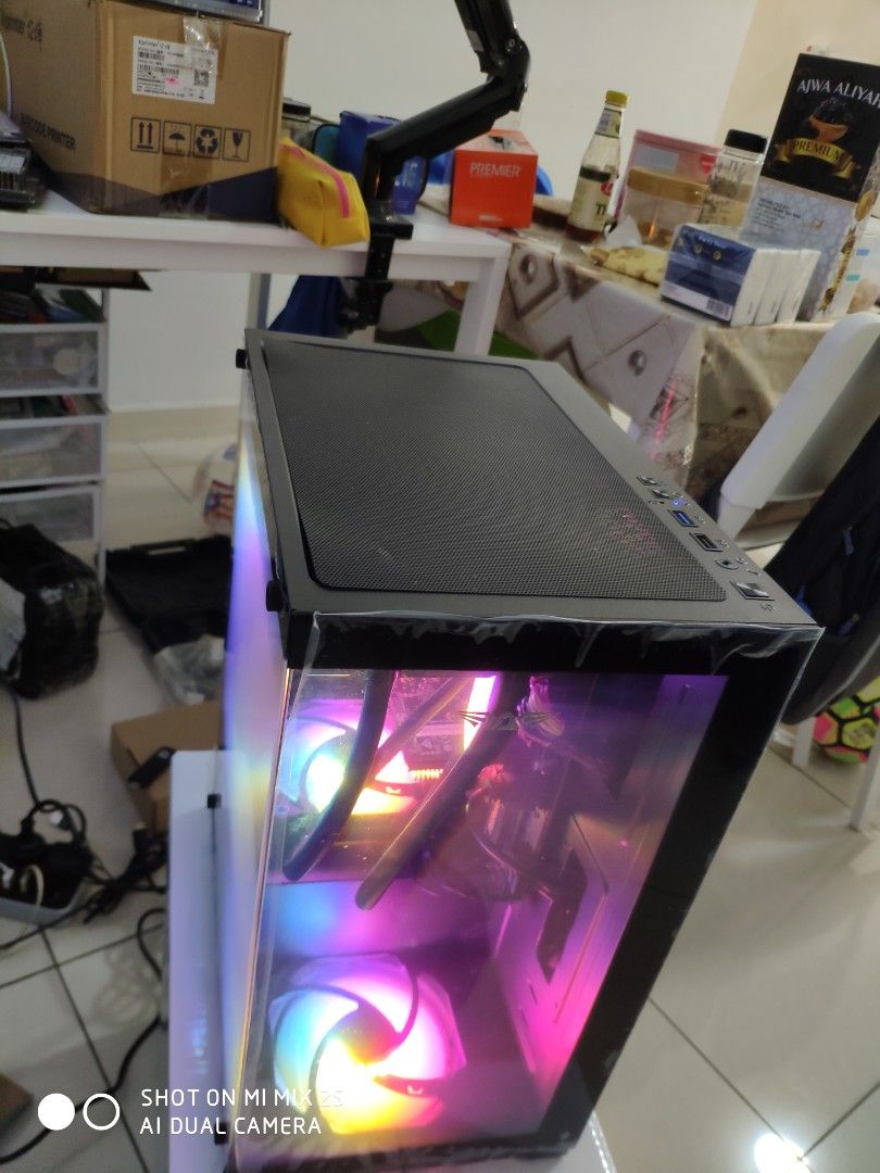 Aquarium RGB Gaming PC Ryzen 7600 AM5 32gb ram no gpu, Computers & Tech ...