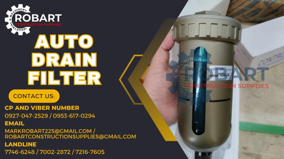 Auto Drain Filter, Commercial & Industrial, Construction Tools ...