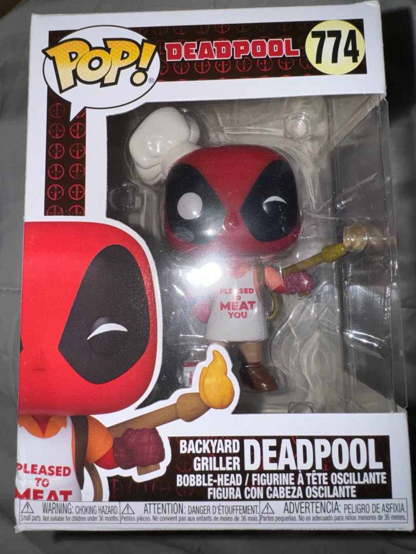 Backyard Griller Deadpool Funko Pop 774, Hobbies & Toys, Toys & Games ...