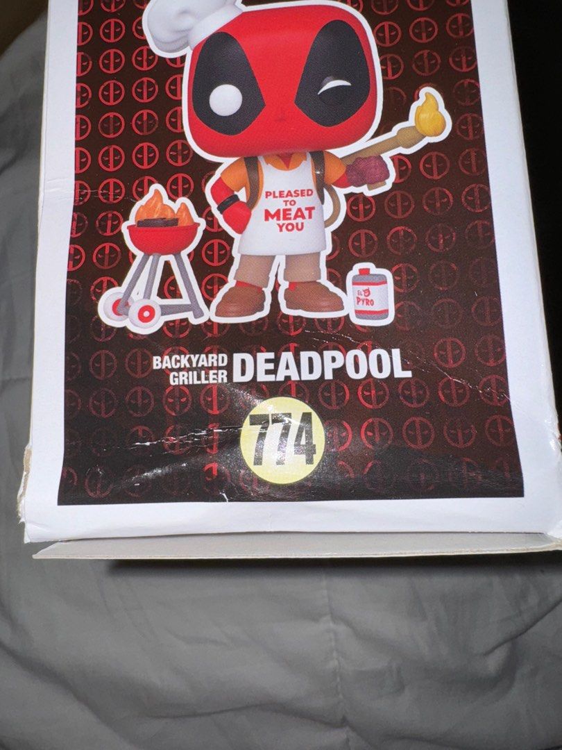 Backyard Griller Deadpool Funko Pop 774, Hobbies & Toys, Toys & Games ...