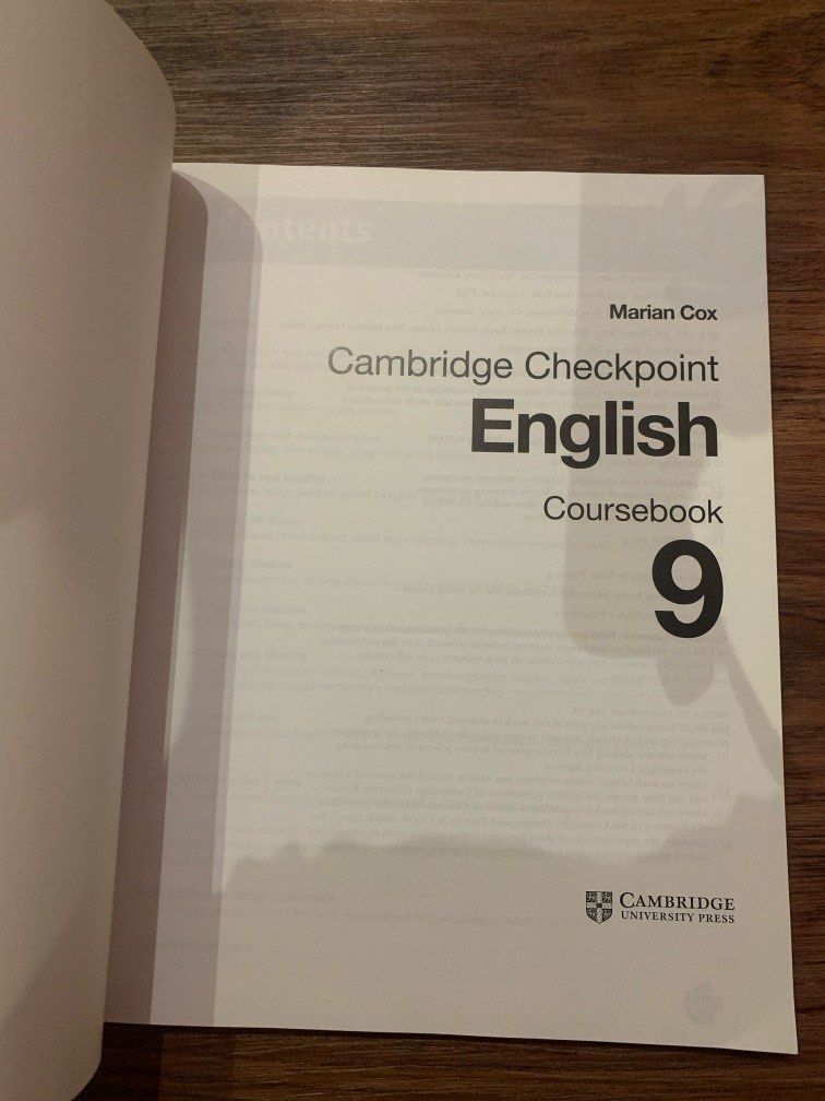 CAMBRIDGE CHECKPOINT - English Coursebook 9, Buku & Alat Tulis, Buku ...