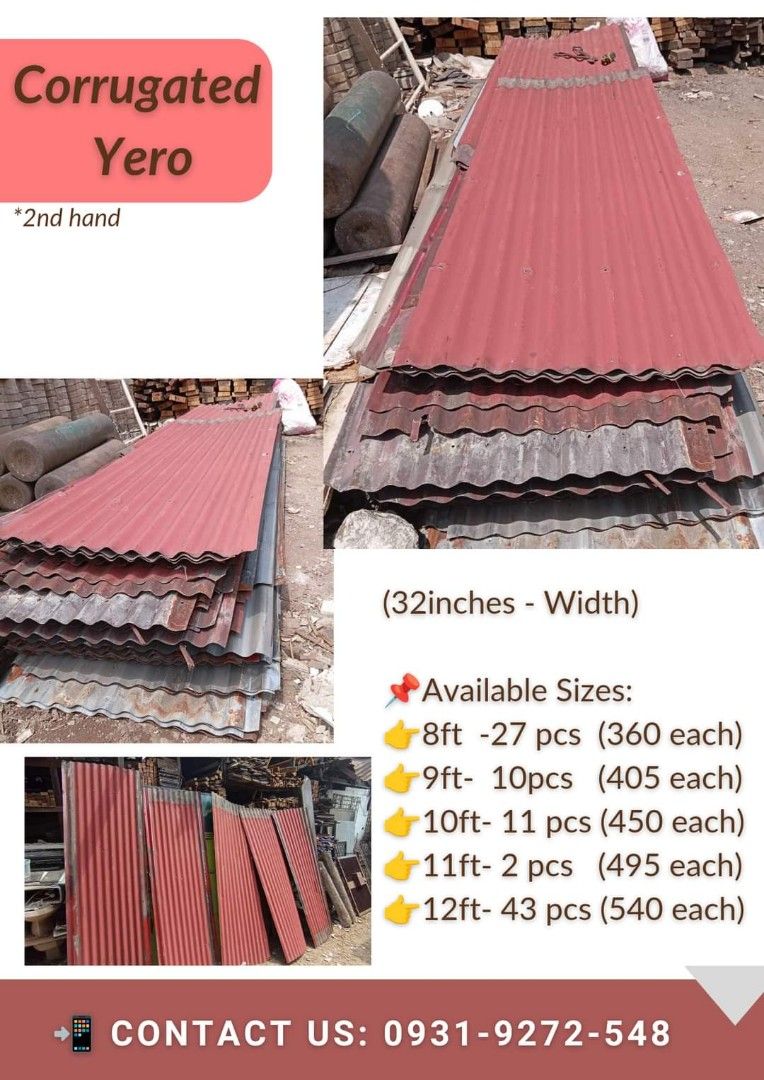 Corrugated Yero, Furniture & Home Living, Furniture, Other Home ...