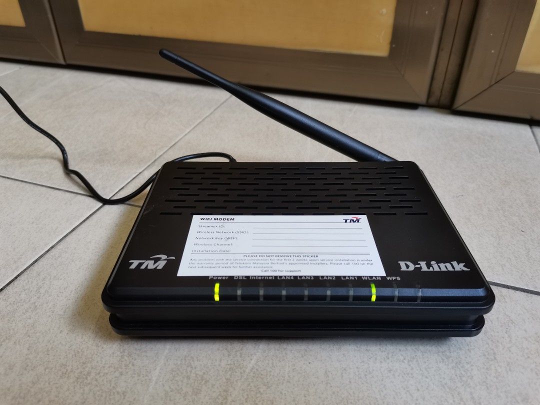 D-Link ADSL modem router, Computers & Tech, Parts & Accessories ...