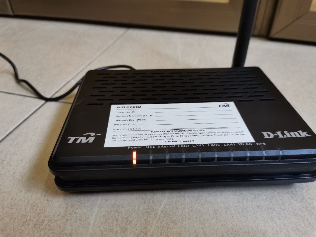 D-Link ADSL modem router, Computers & Tech, Parts & Accessories ...