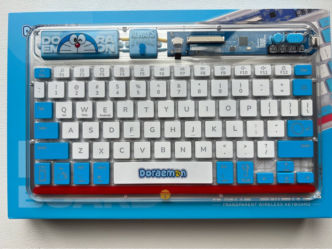 Doraemon Wireless Keyboard Computers And Tech Parts And Accessories Computer Keyboard On Carousell