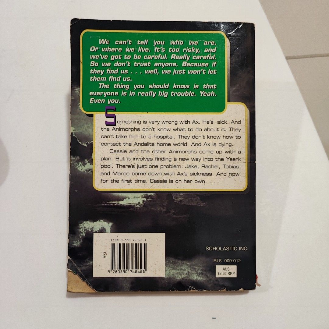 (ENG) Animorphs - The Sickness, Hobbies & Toys, Books & Magazines ...