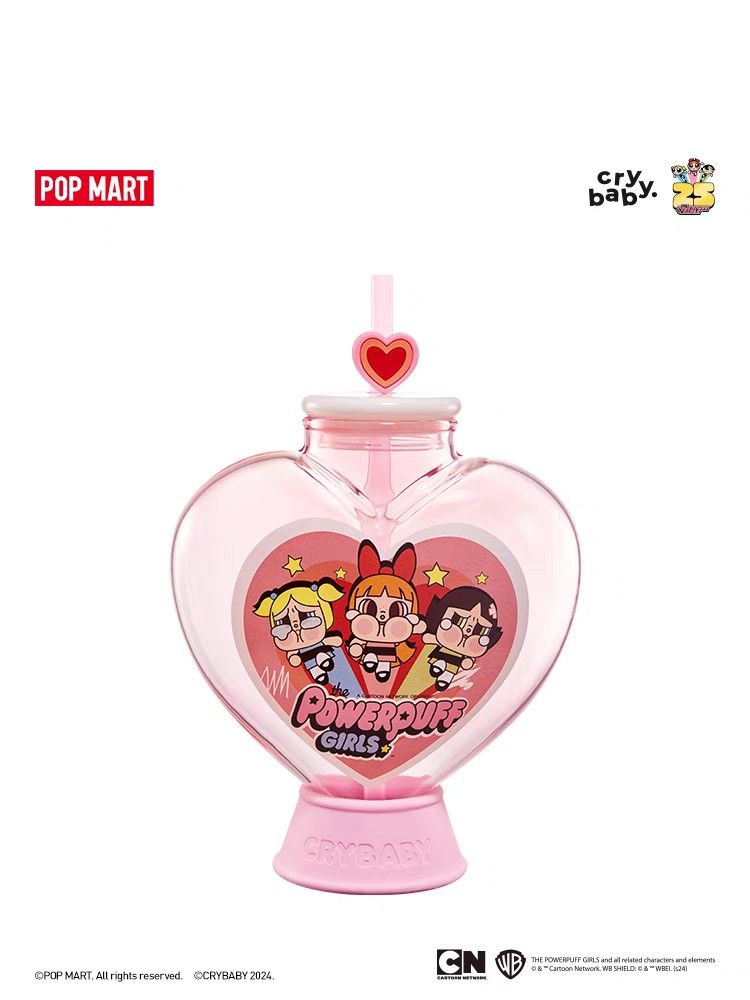 [EXCLUSIVE! POPMART] POPMART CRYBABY X POWERPUFF GIRLS HEART SHAPED ...