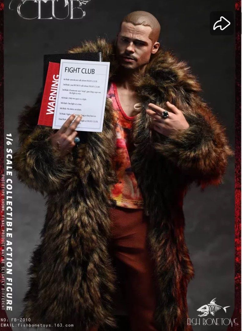 Fishbone Toys 1/6 Fight Club Action Figure, Hobbies & Toys, Toys ...