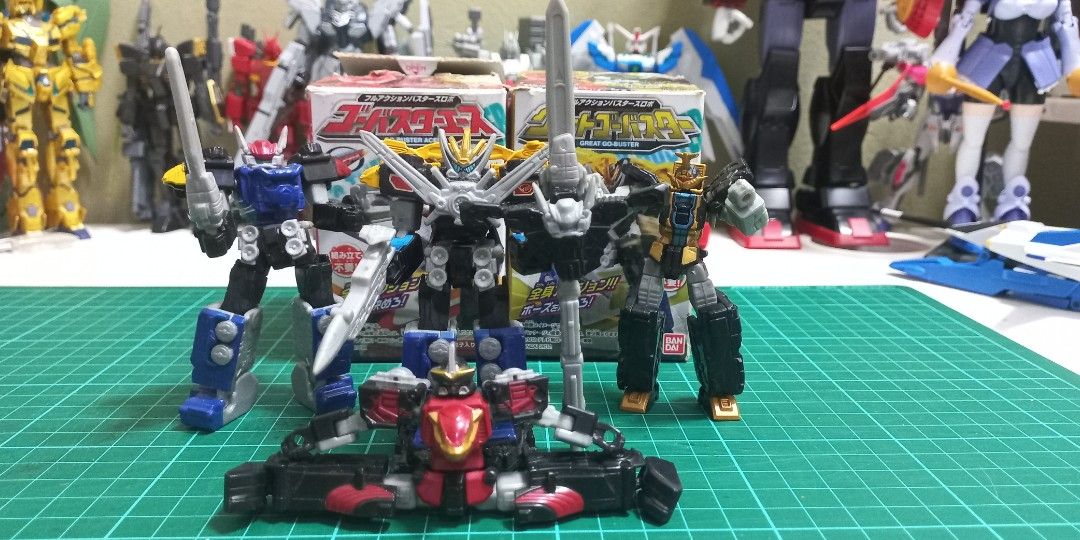 Supersentai Go Buster, Full action busters robo (rare), Hobbies & Toys ...