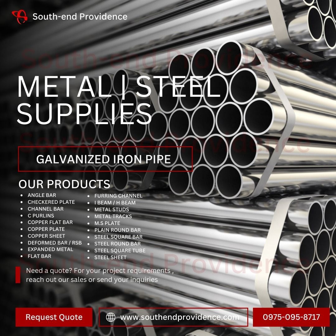 GI Pipes 4" | Galvanized Iron Pipes Sched 20 | BI Pipes | Deformed Bar ...