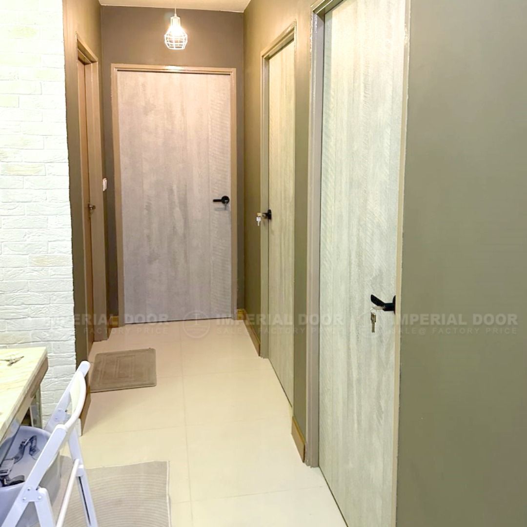 HDB Solid Laminate Door, HDB door, Laminate solid bedroom door , Mild ...