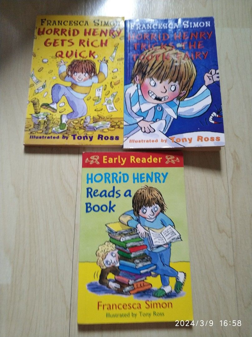 Horrid Henry story books, Hobbies & Toys, Books & Magazines, Children's ...