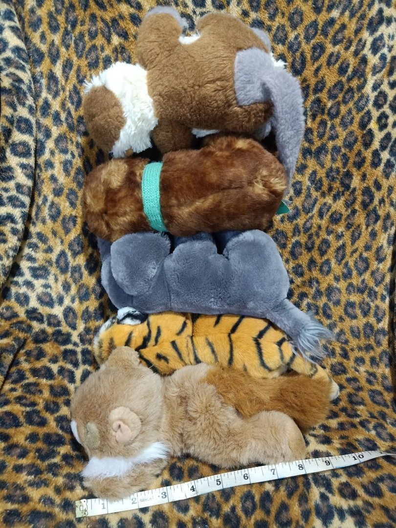 HYPER REALISTIC SAFARI ANIMALS BUNDLE SET OF 5 (Baboon Monkey ...