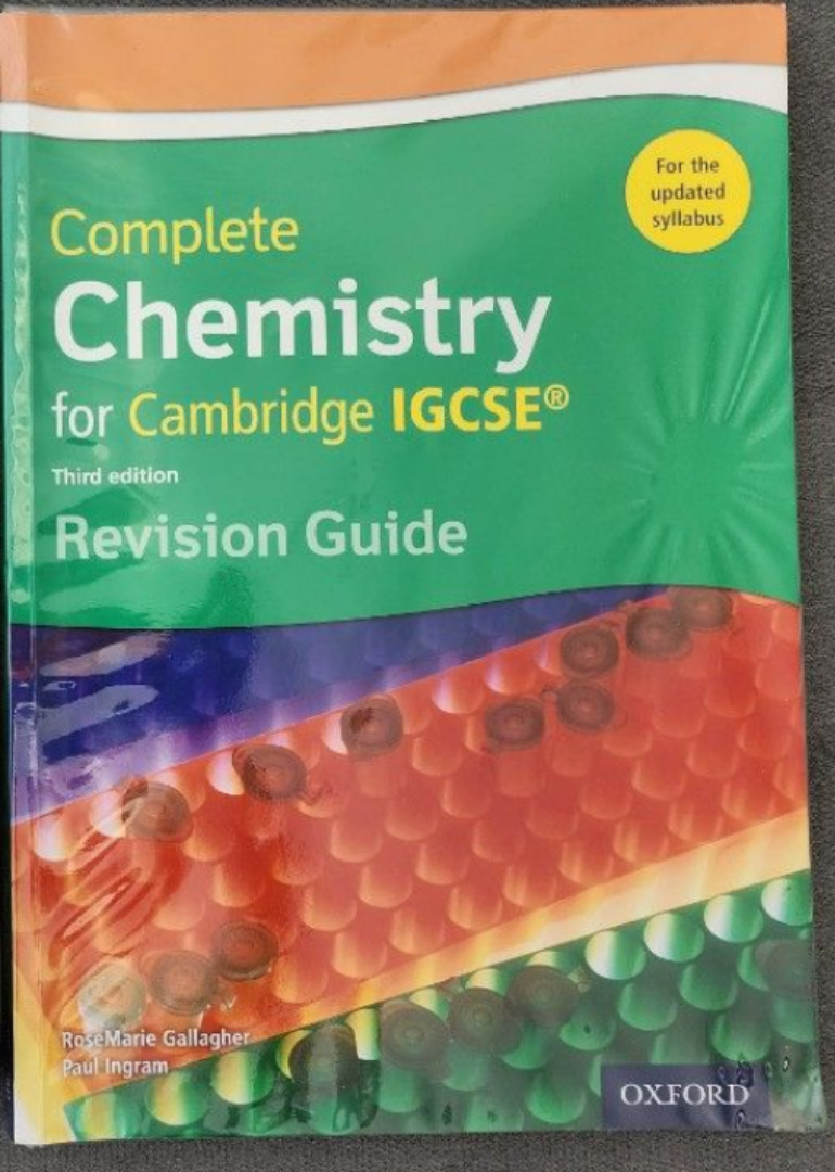 IGCSE Revision Guide Complete Chemistry for Cambridge IGCSE 3rd ed., Hobbies & Toys, Books ...
