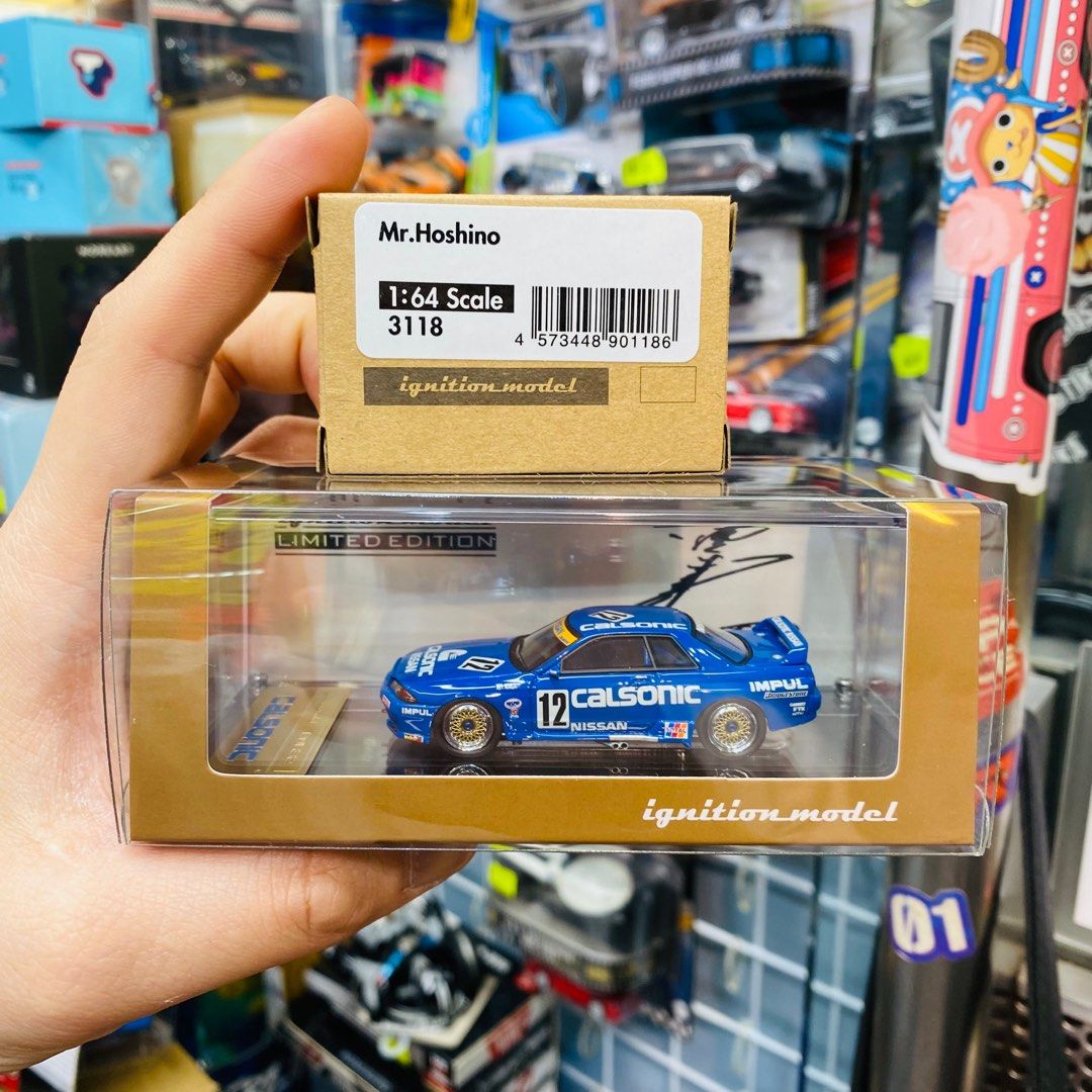 Ignition Model 1:64 Resin Model Car Calsonic Nissan Skyline GT-R R32 ...